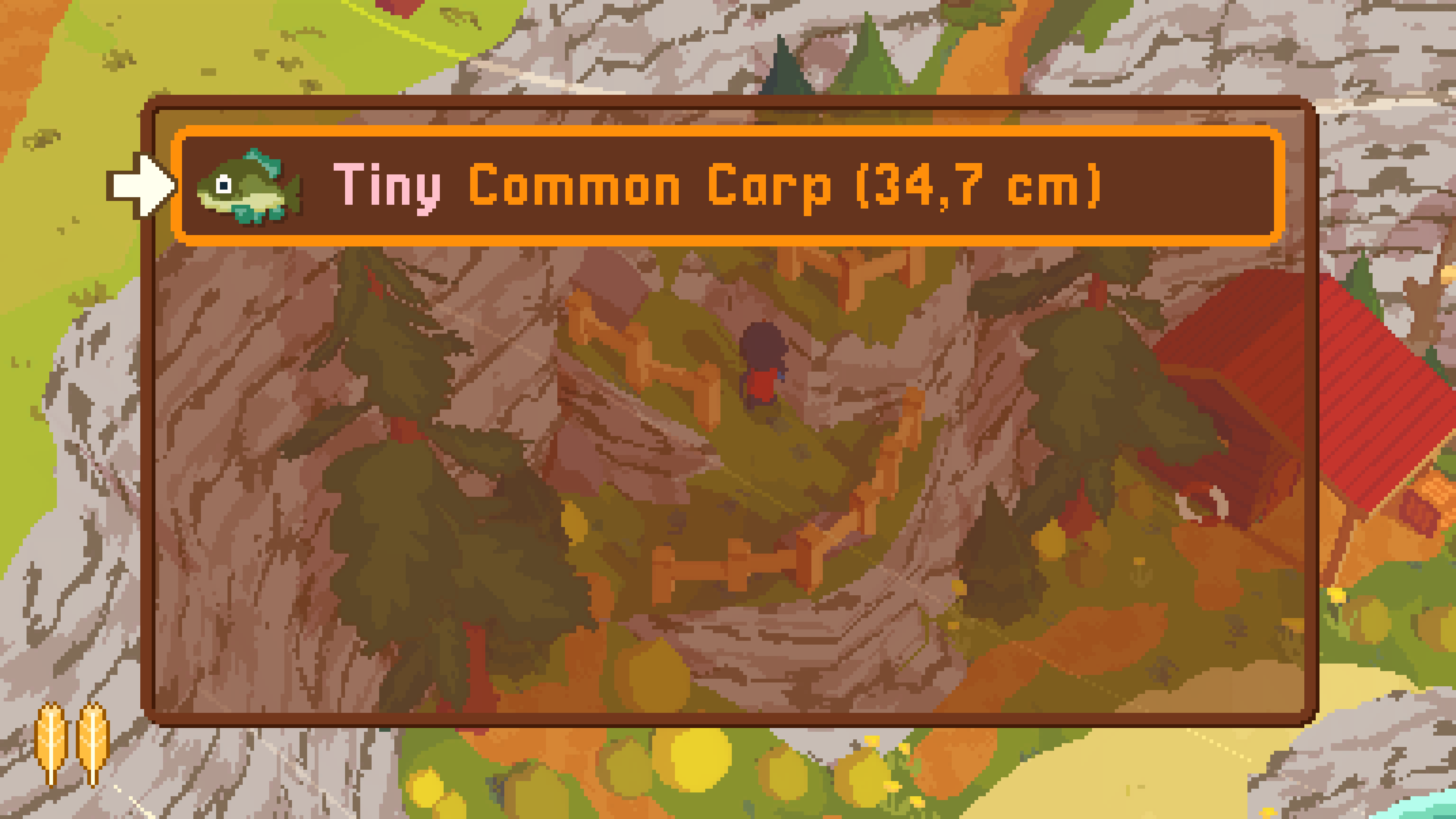 Fish journal - A Short Hike | Interface In Game