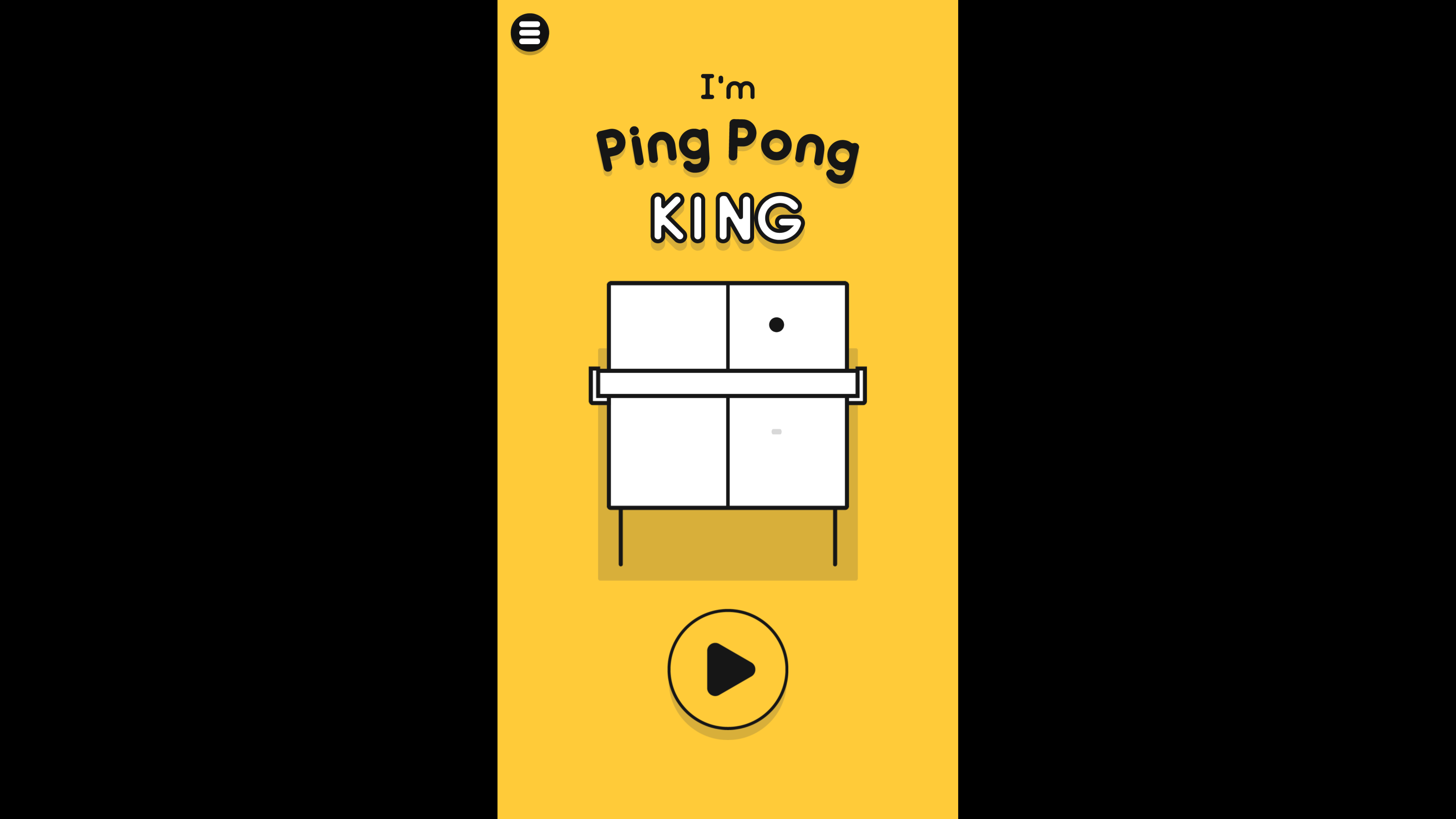 Start Screen - I’m Ping Pong King :) | Interface In Game