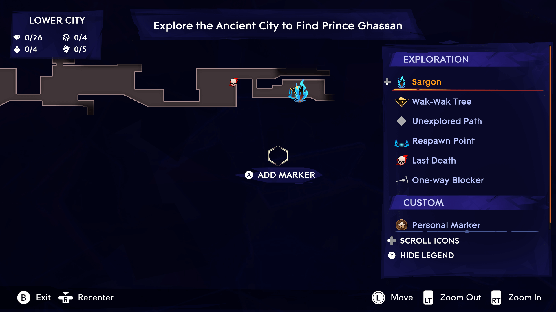 Map - Prince of Persia: The Lost Crown | Interface In Game