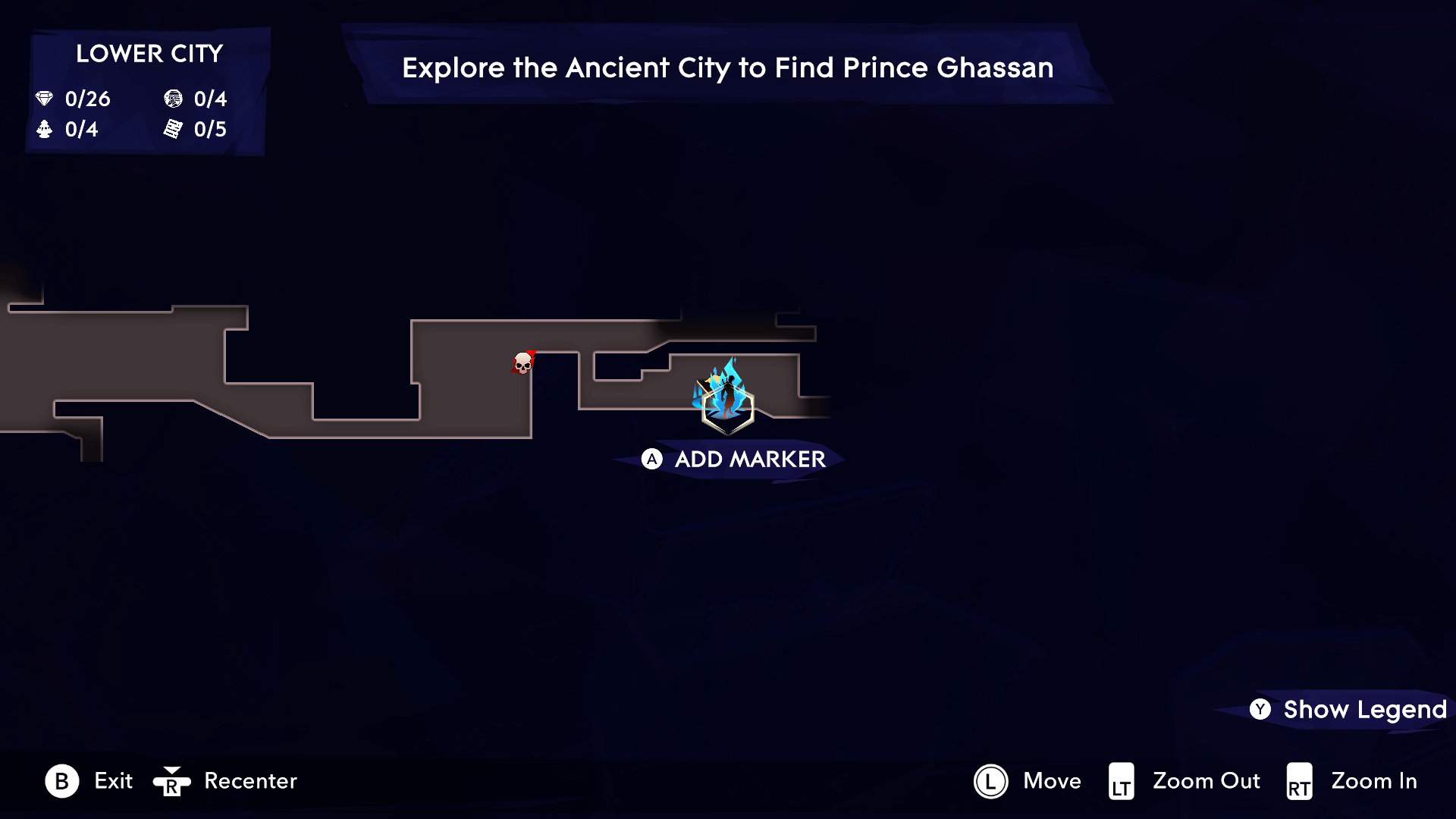 Map - Prince of Persia: The Lost Crown | Interface In Game
